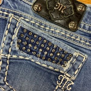 Miss Me | Jeans | Miss Me Jeans Rhinestones Distressed L | Poshmark